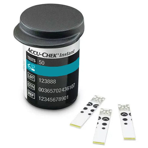 Accusure Accu Chek Instant 2 X 50 Strips 100 Glucometer Strips ...