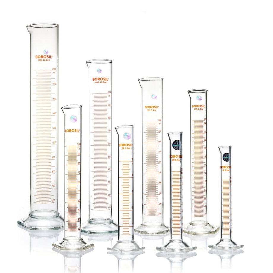 Buy Original Borosil Glass Graduated Cylinders 2982 original online ...