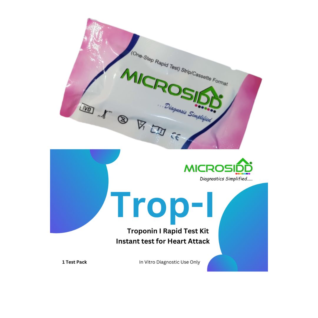 Microsidd Trop-i Heart Attack Test Pack Of 1 Antigen Self Test Kit ...