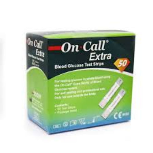 On Call Extra Blood Glucose Test Strips – Microsidd India