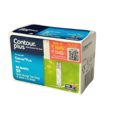 Contour Plus one glucometer strips – Microsidd India