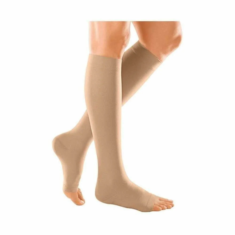 Tynor Compression Stocking Below knee Foot Support (XL, Beige)