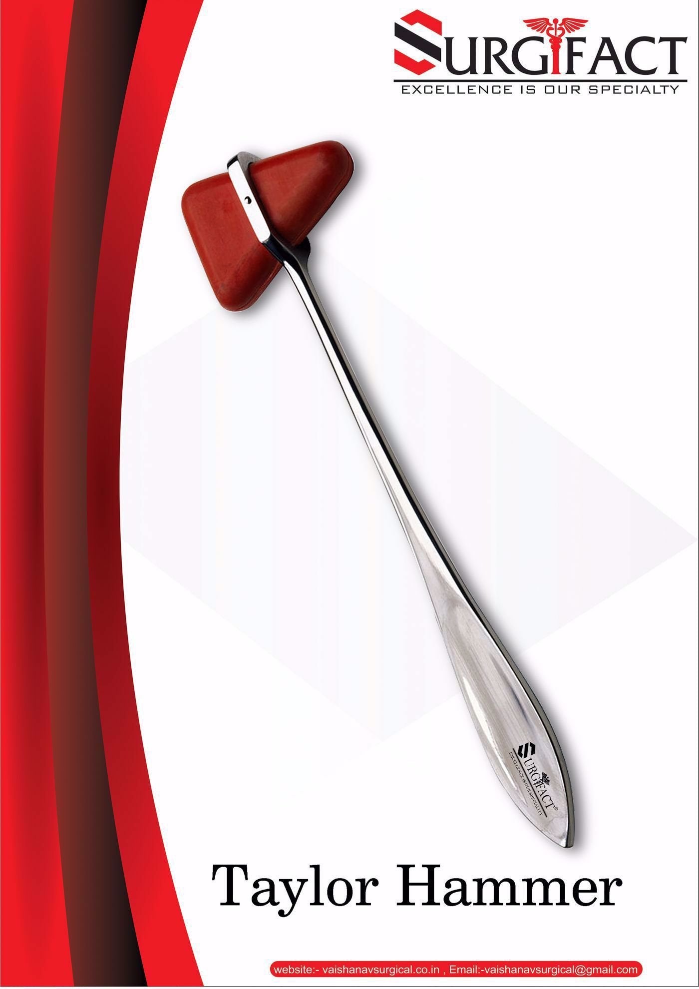 BUY NEURLOGICAL SURGICAL HAMMER FIRM MANUFACTRER SURGIFACT