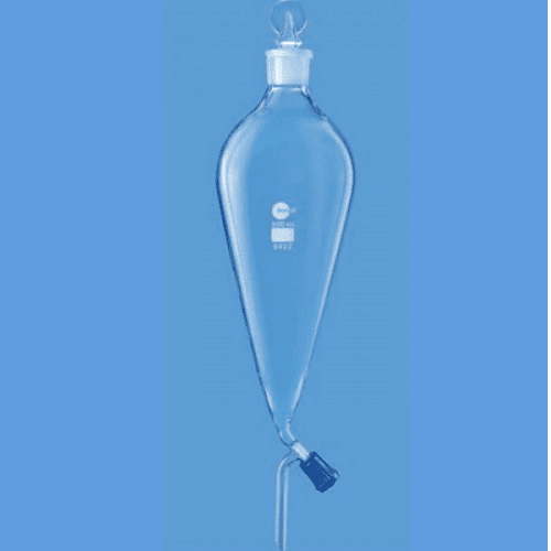 buy online laboratory Borosil Glass funnel 6402 pear shape – Microsidd ...
