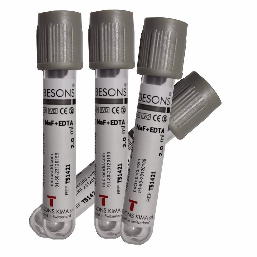 buy fluoride vacuum blood collection tubes online – Microsidd India