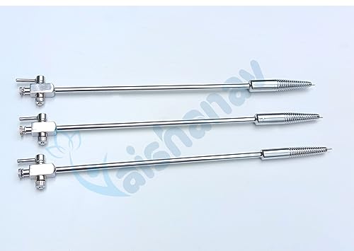 Vaishanav Set of 3 Premium HSG Cannulas with Locks - Precision and Com