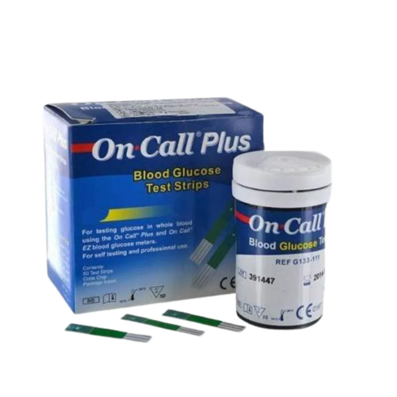 oncall plus glucometer strips 50
